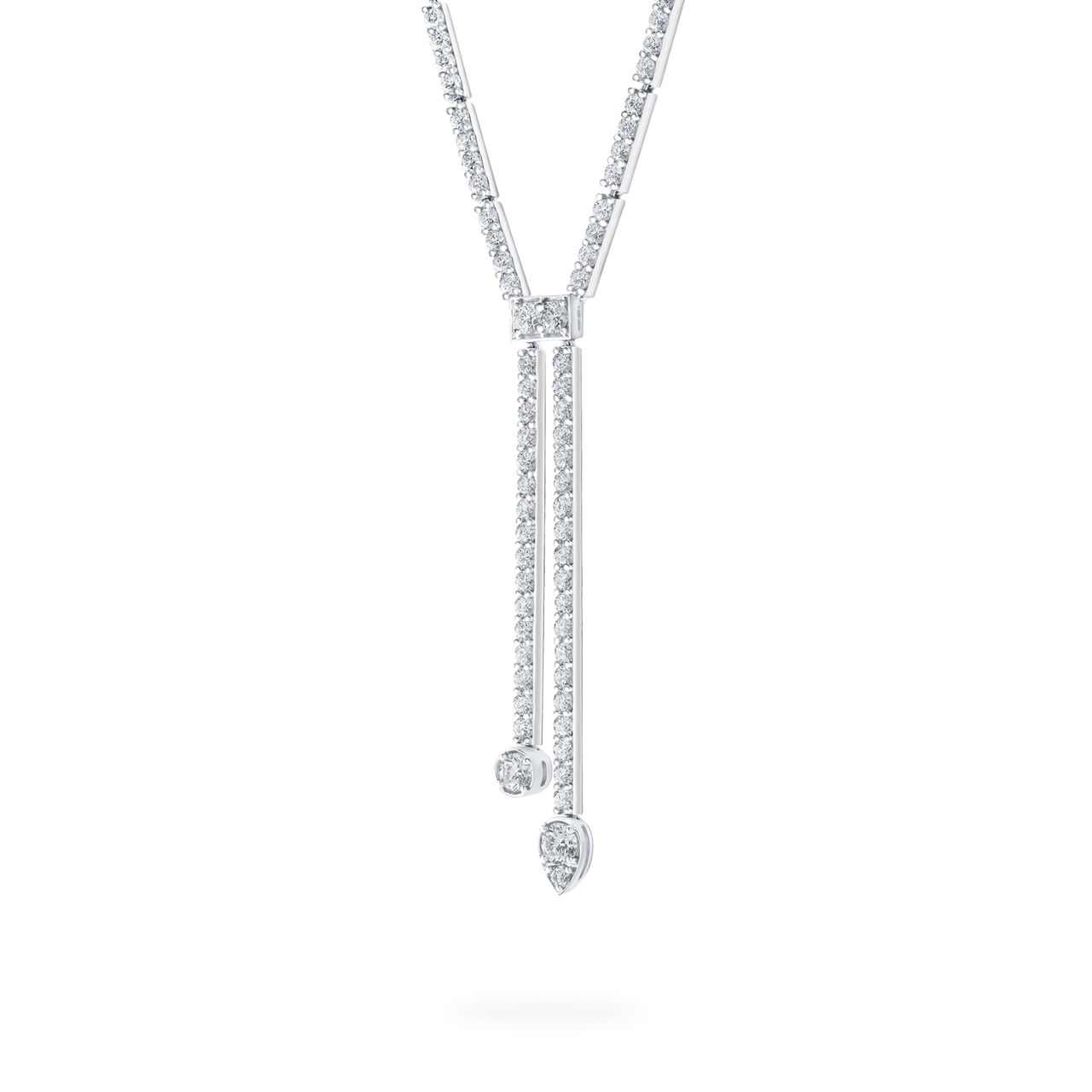 With majestic beauty, this diamond necklace makes a magnificent ...